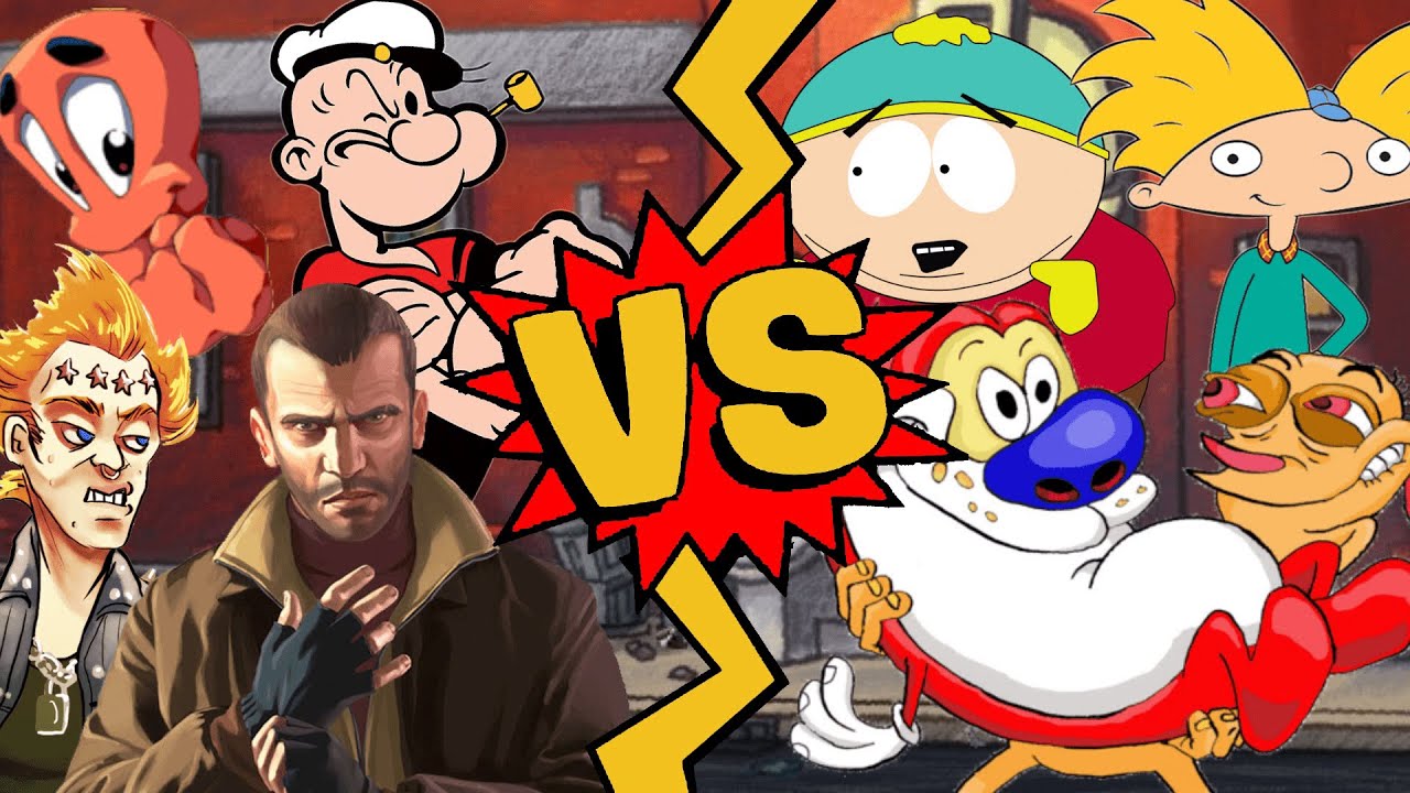 M U G E N Battles Vyvyan Basterd Boggy B Popeye Niko Bellic Vs Ren