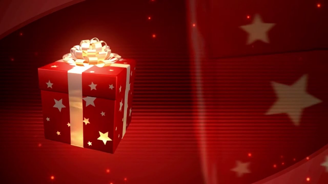 Animated Birthday Gift Video Background Effect - YouTube