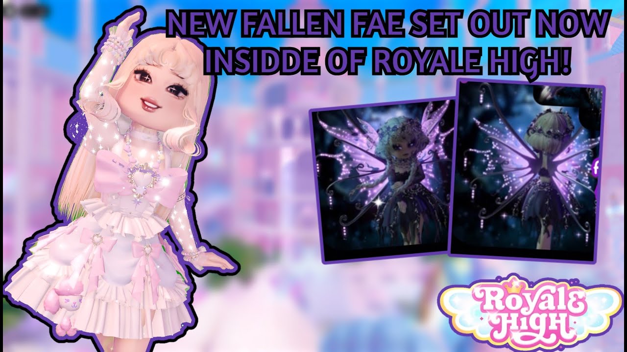 NEW FALLEN FAE SET UPDATE OUT NOW INSIDE OF ROYALE HIGH! FINALLY A NEW ...