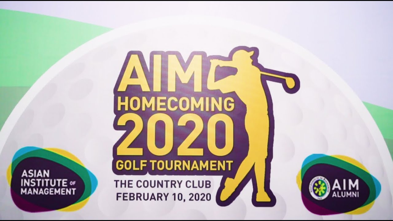 AIM Homecoming Golf Tournament 2020 - YouTube