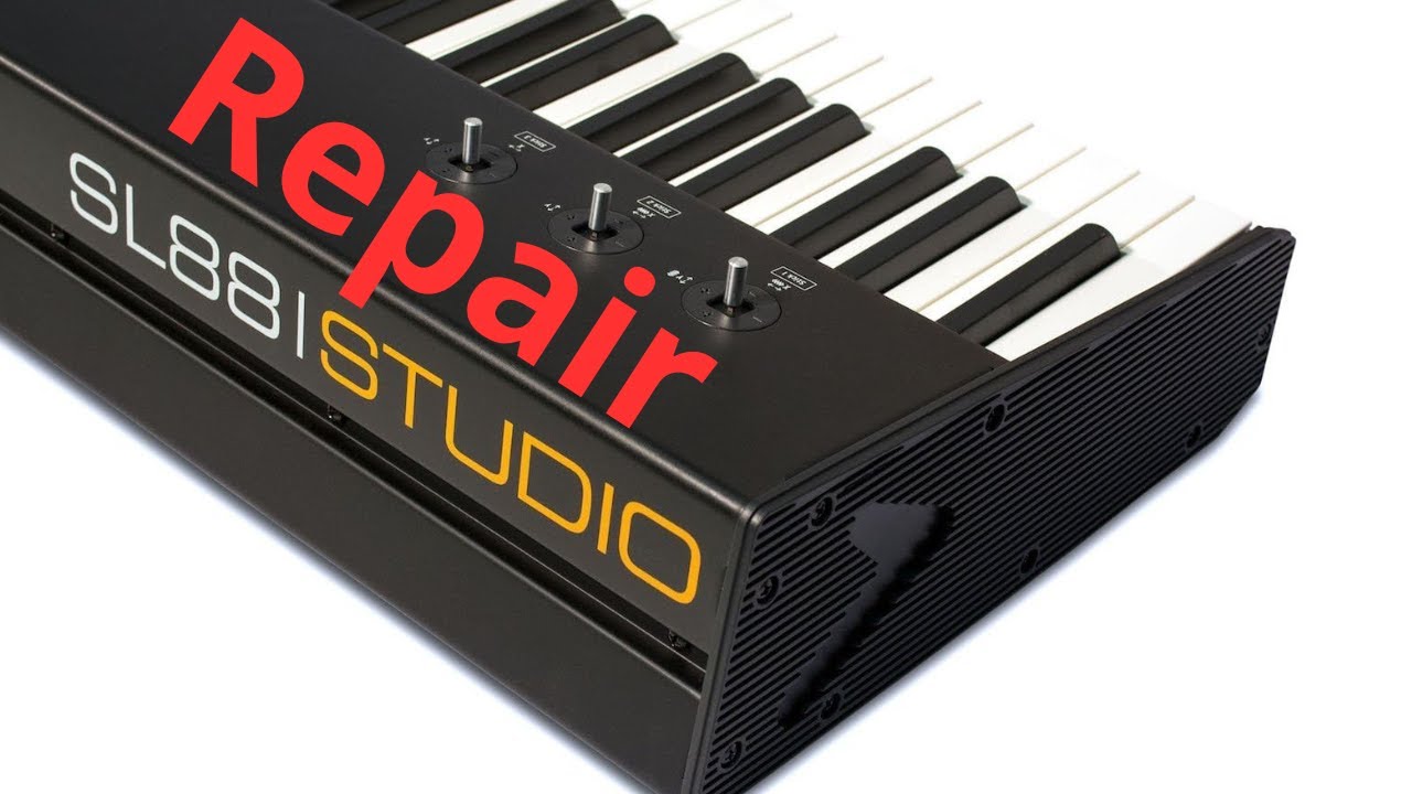 Studiologiс SL88 repair | Midi Keyboard Studiologic | Repair Midi - YouTube