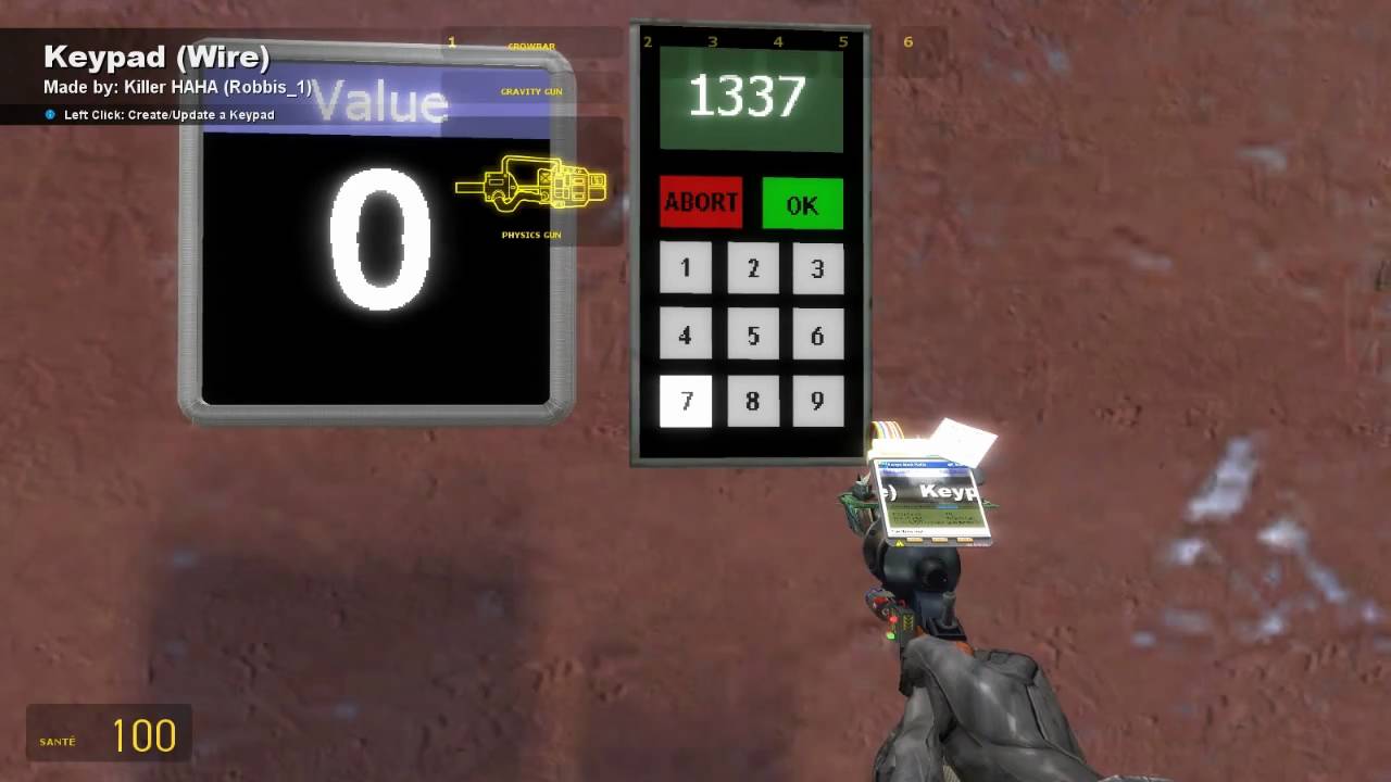 [Tutoriel - Gmod] Le Wire - 6 : Keypad et Forcer - YouTube