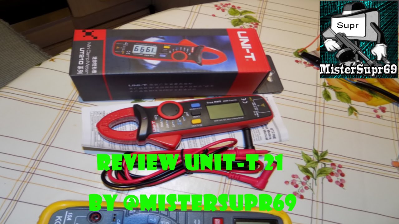 Review Uni-t 210E pinza amperimétrica Español - YouTube