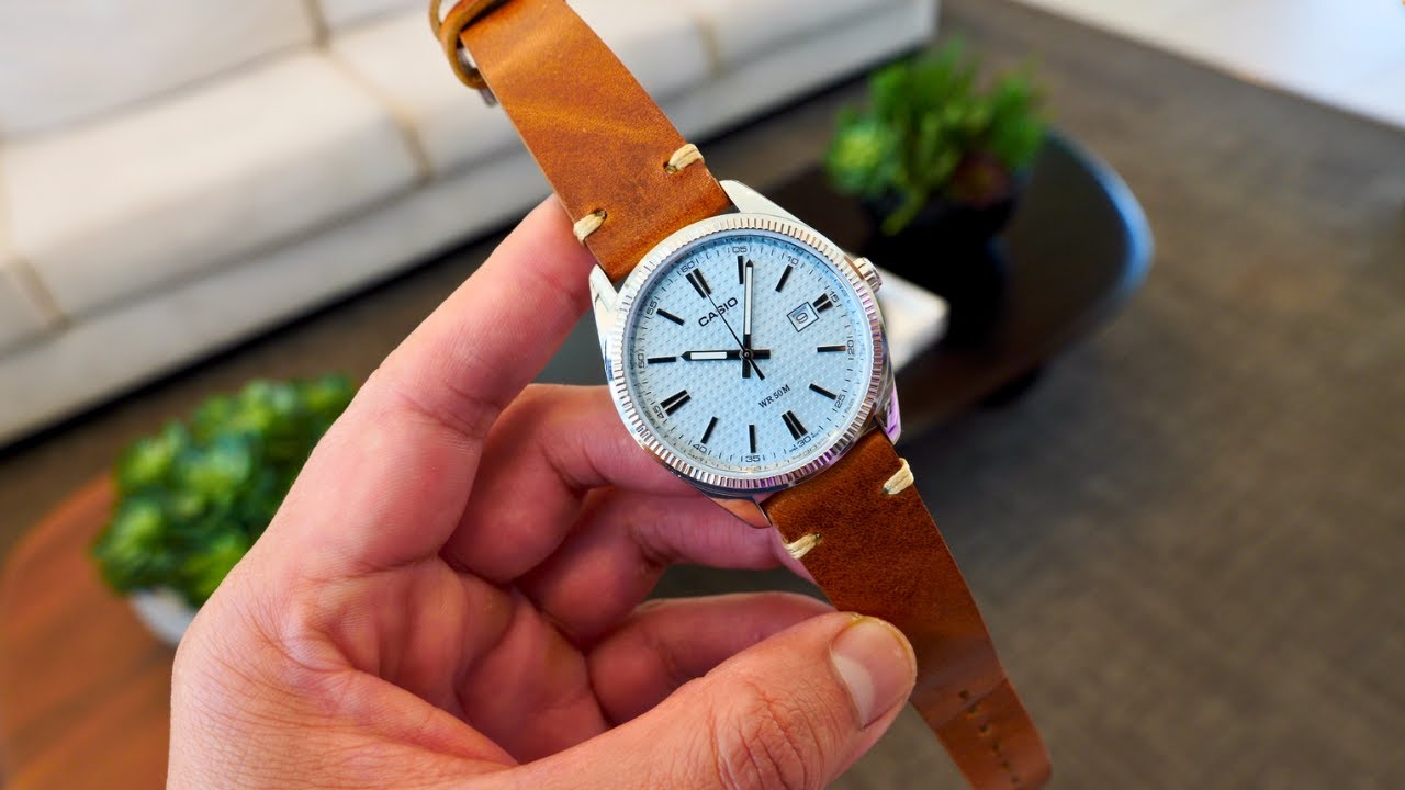 Strap Monster Series - Casio Datejust Ice Blue MTP1302PEC-2A - YouTube