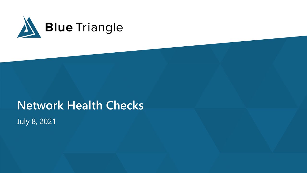 Network Health Checks - YouTube
