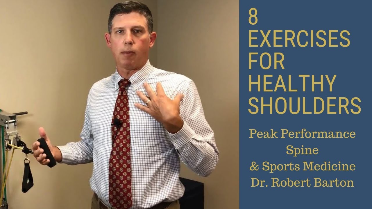8 Exercises for Healthy Shoulders - YouTube