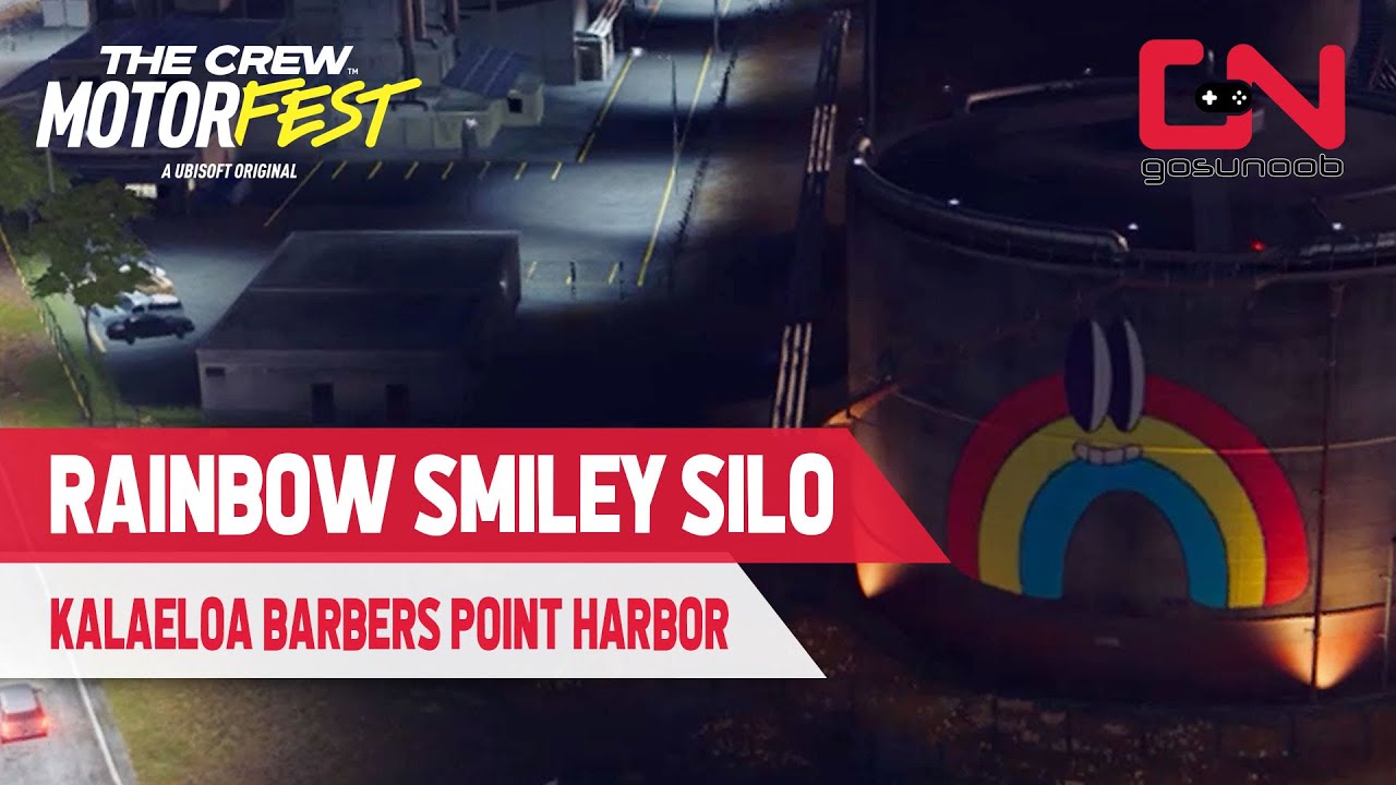 Where is Rainbow Smiley Silo Location in Crew Motorfest - Kalaeloa ...