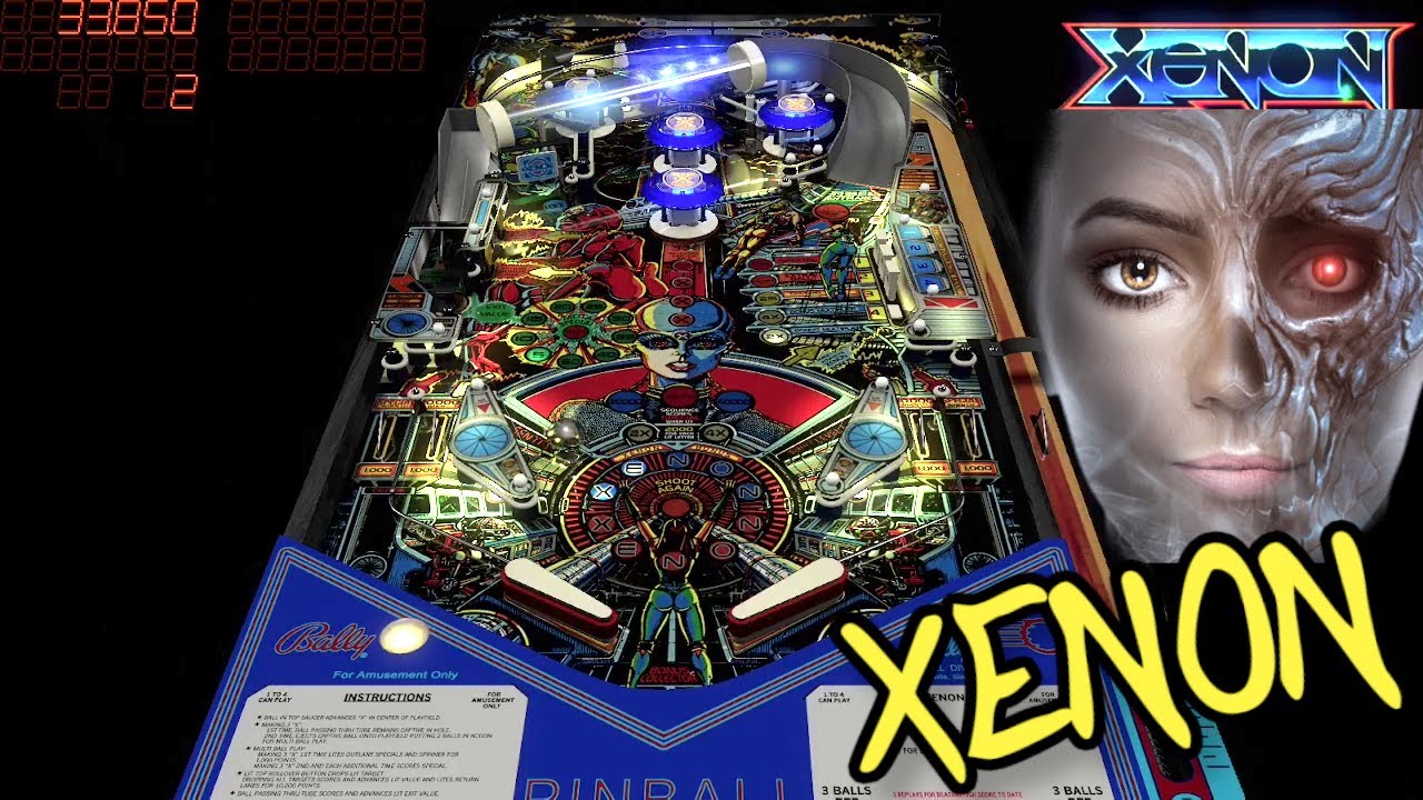 Xenon VPX (Bally, 1980) Solid State - YouTube