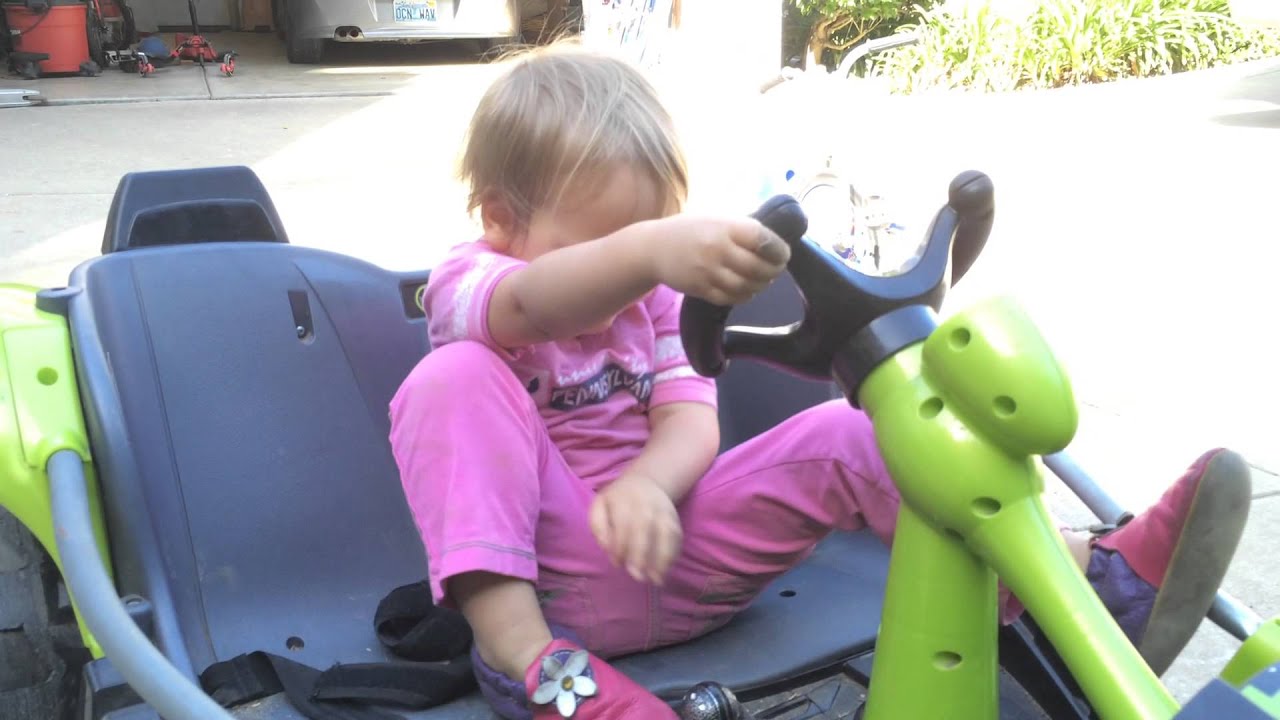 Elsa's solo in the electric car - 5/1/15 - YouTube