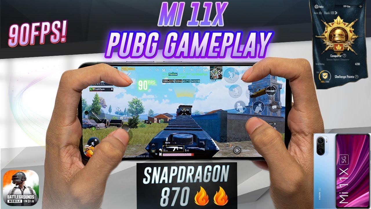 Mi 11X 5G PUBG TEST | BGMI TEST - MI 11X TDM GAMPLAY | CONQUER | MI 11X ...