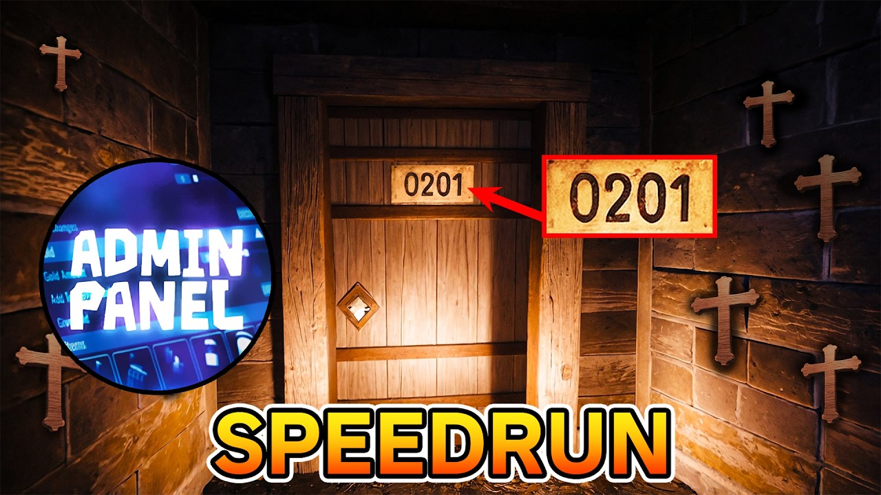 I FOUND 201 DOOR ! SPEEDRUN WITH ADMIN PANEL IN DOORS FLOOR 2 │WORLD ...