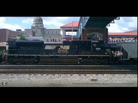 Railfanning Altoona pa on 6/24/2024 Part 2 featuring NS 595 NS 20X NS 65K NS 11V & NS 597 - YouTube