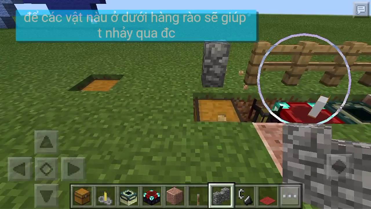 Cách nhảy qua hàng rào|MINECRAFTPE0.15 glitch - YouTube