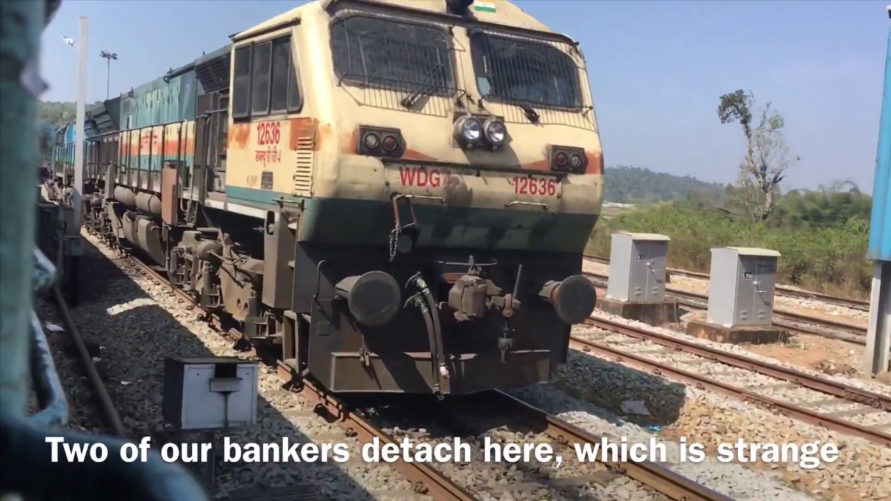 PART 4- 4K: AMAZING GHATS- Yesvantpur Karwar Express Journey - YouTube