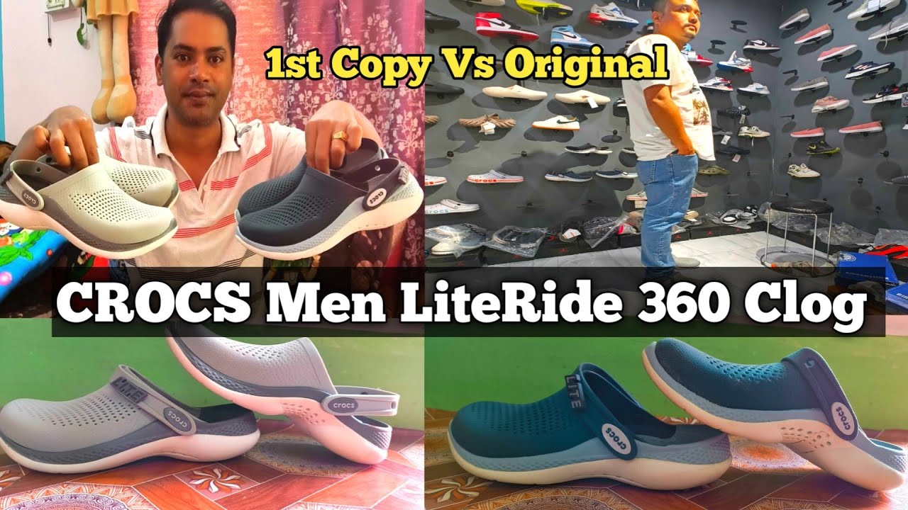 CROCS Men LiteRide 360 Clog Blue Review In हिंदी।। Best Crocs Sandle ...