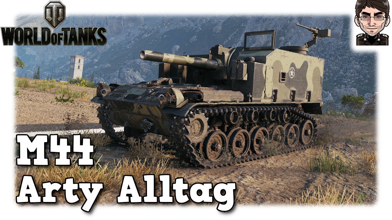 World of Tanks - M44, Arty Alltag auf Tier 6 - YouTube