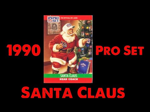 Throw Back Thursday! NFL 1990 Pro Set With A Santa Claus Card 🎅🏻 - YouTube