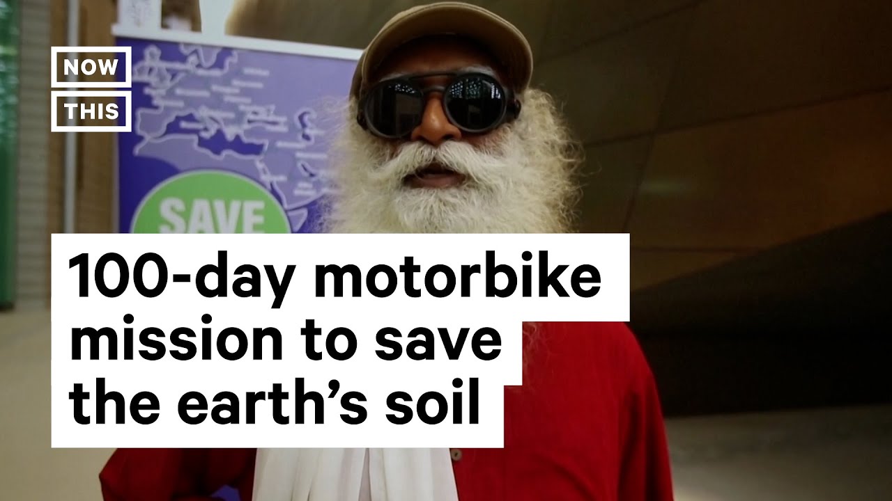 Sadhguru Embarks on 100-Day Motorbike Journey to Save Soil - YouTube
