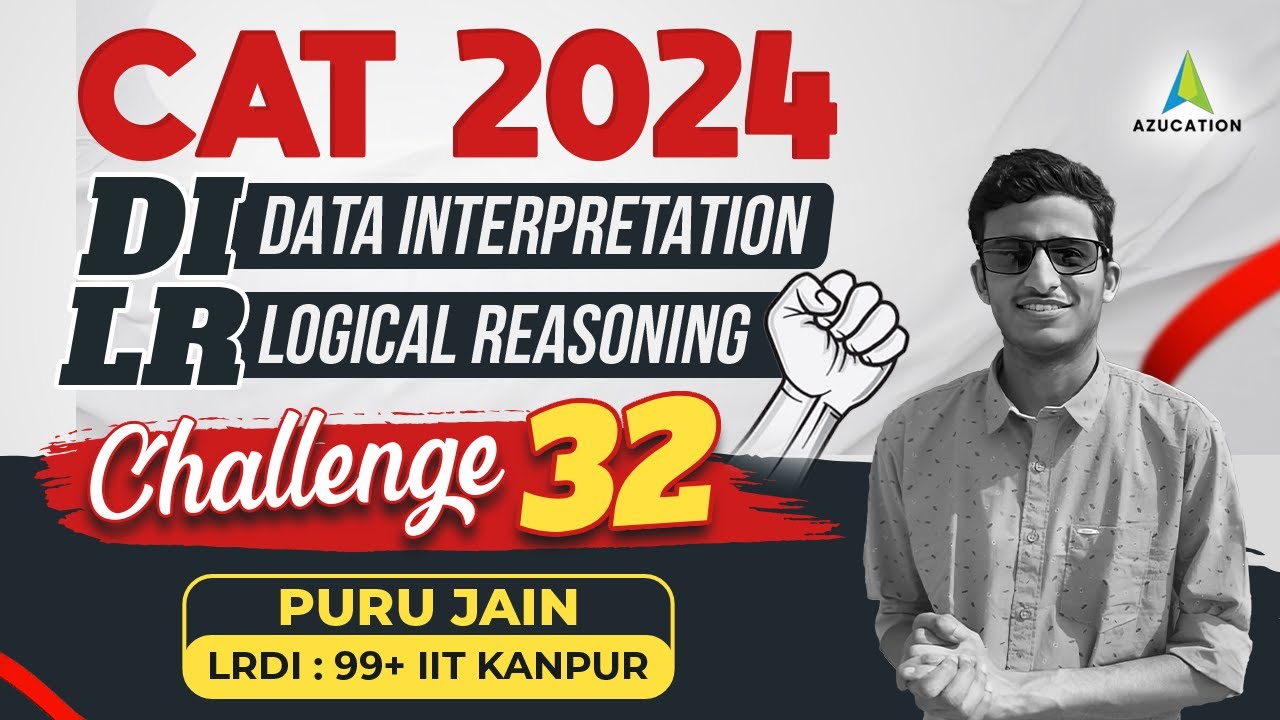 CAT 2024 Reasoning : LR DI Challenge - 32: 4 Set venn diagram - YouTube