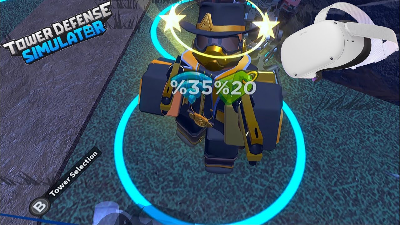 Roblox VR | Tower Defense Simulator - Full solo Molten match in VR ...