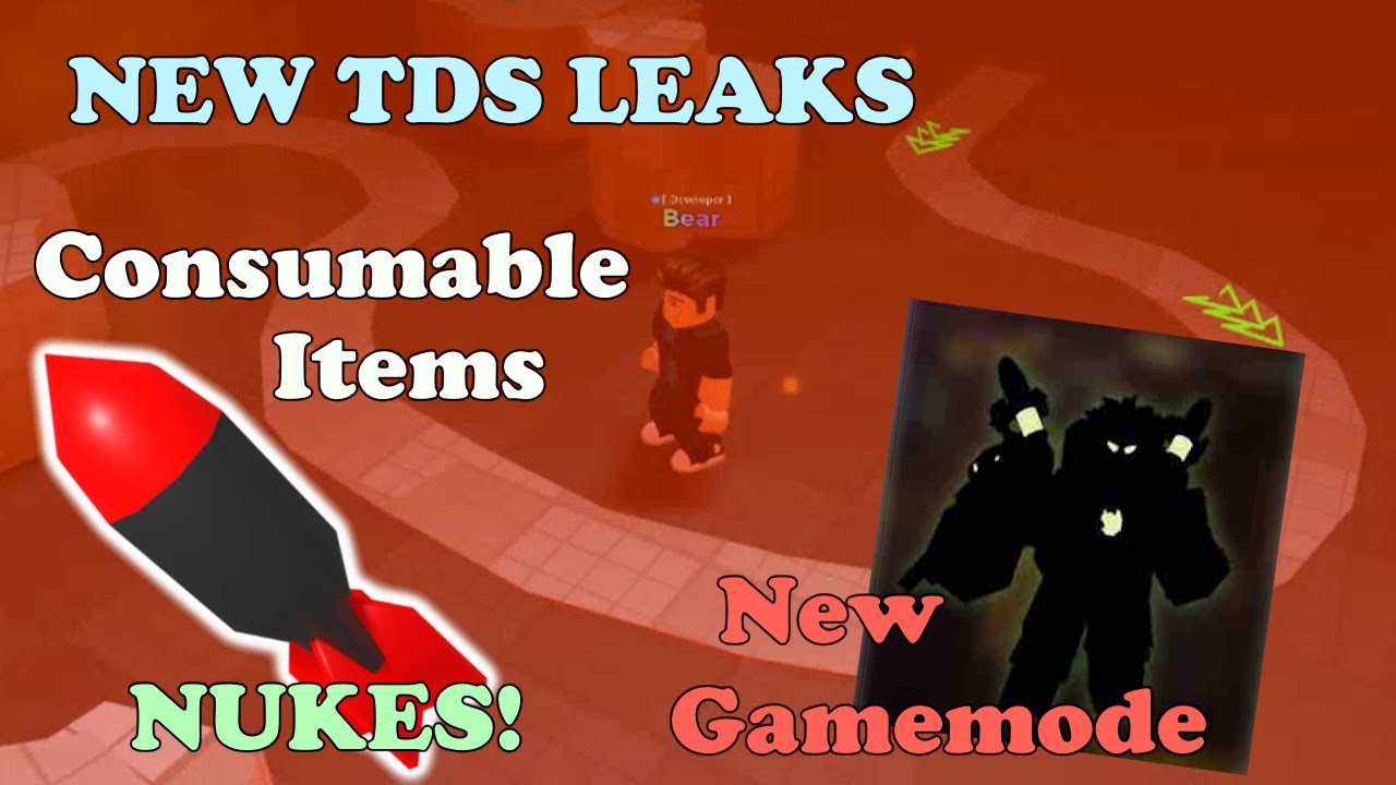 NUKE ITEM IN TDS? + NEW GAMEMODE LEAK || Tower Defense Simulator - YouTube