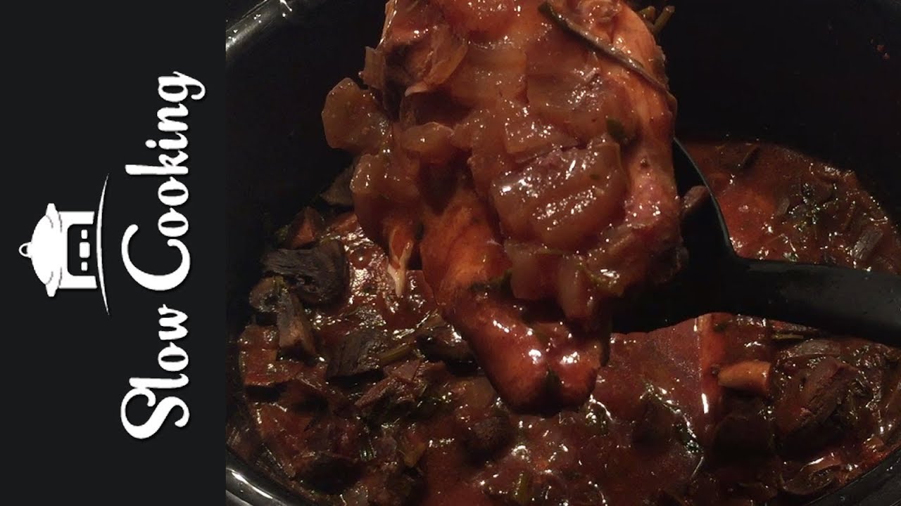 A Really Simple, One Pot Slow Cooker Chicken Chasseur - YouTube