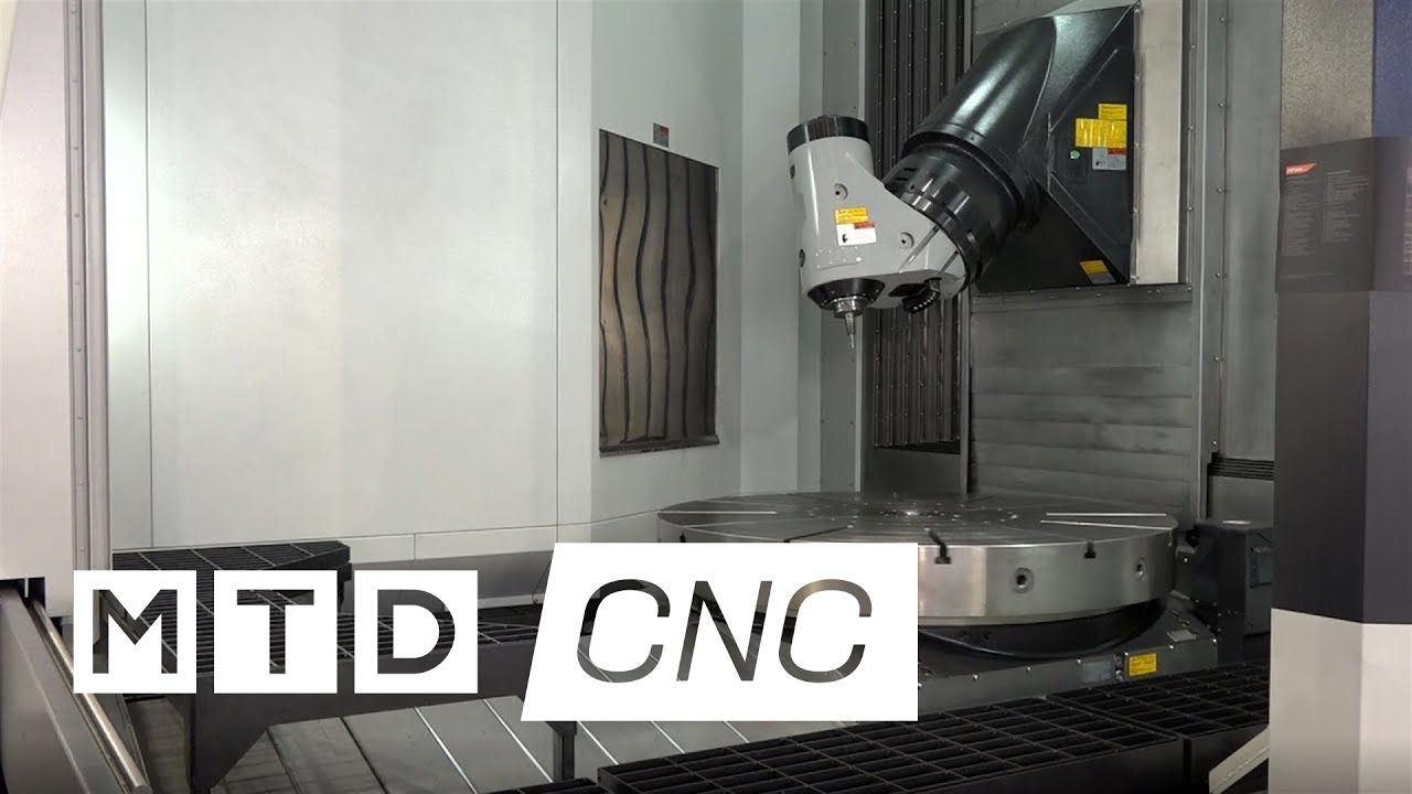 Universal 5 axis machine on show at AMB - YouTube