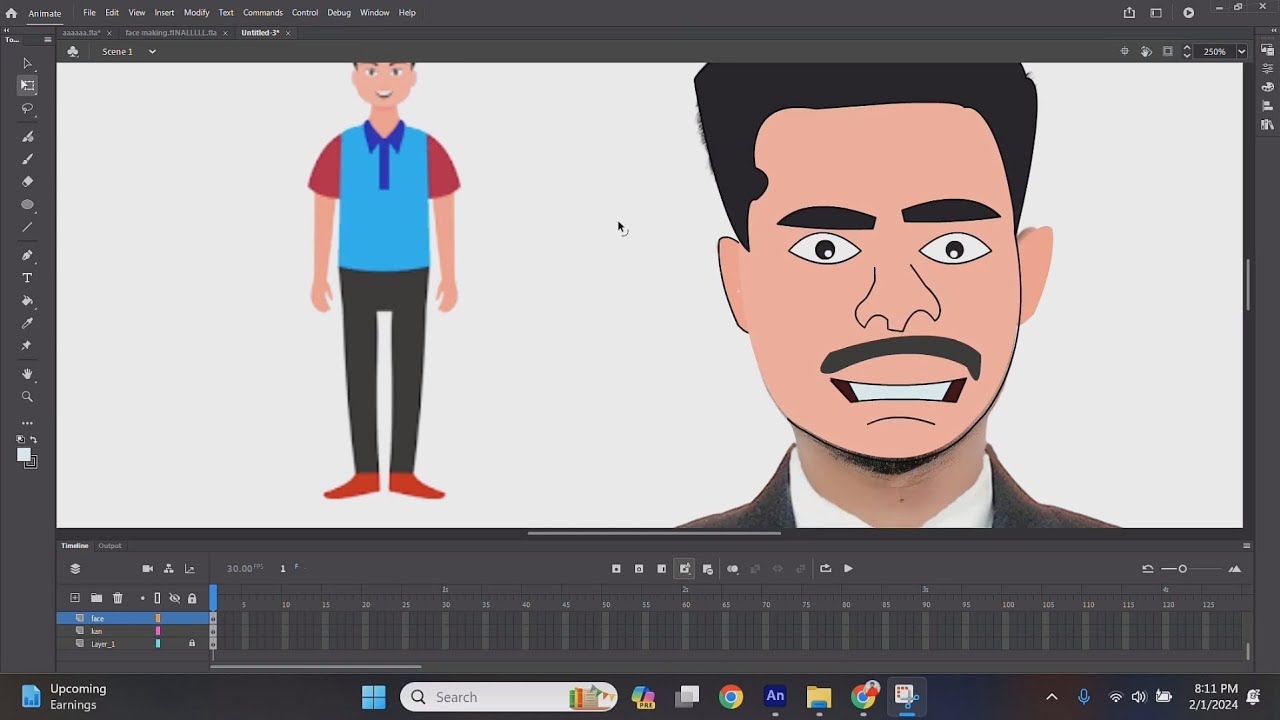 Build a Character in Animate for Adobe Character Animator | # ...