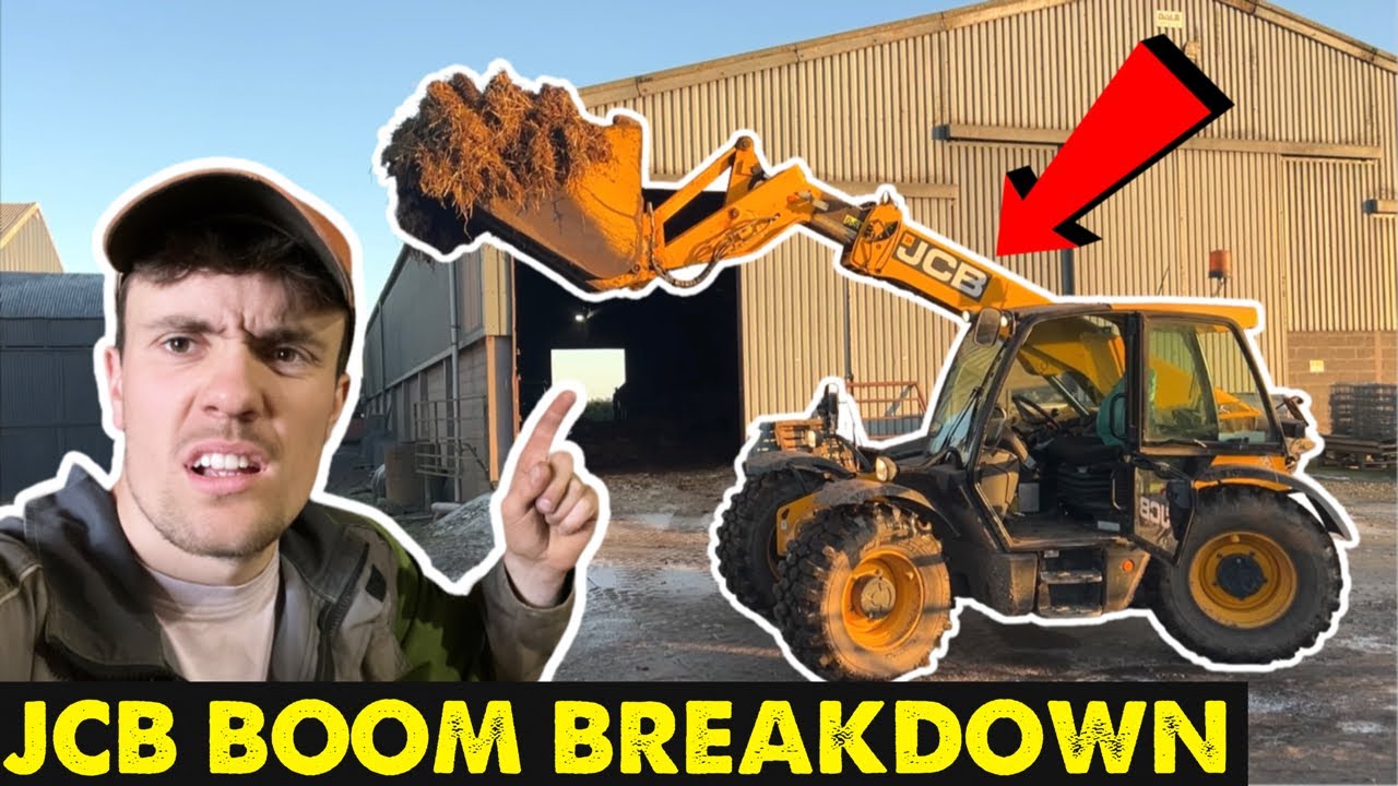 Massive Oil Leak | A horrible Job | JCB Breakdown - YouTube