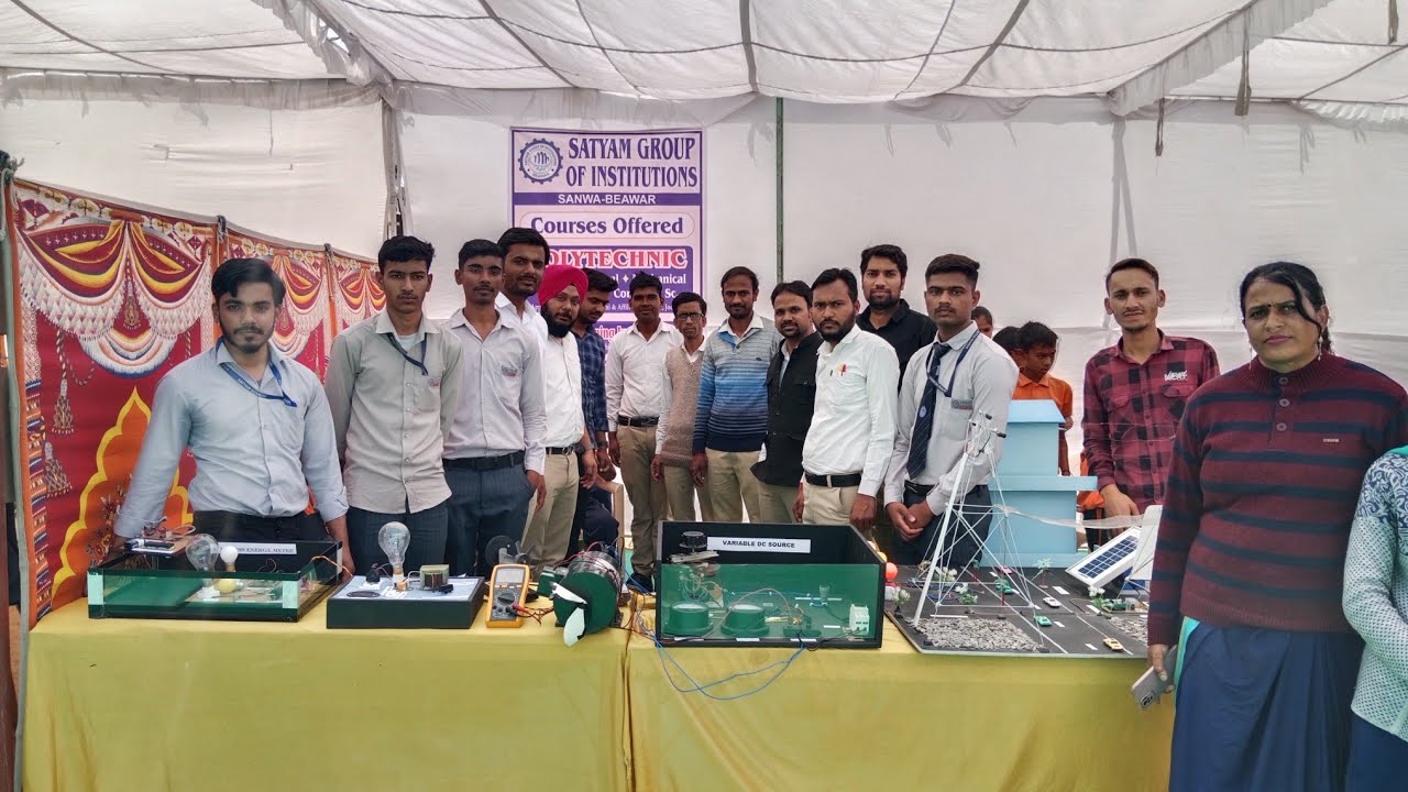 Satyam College Beawar project display किलबिल बाल मेला ब्यावर में - YouTube