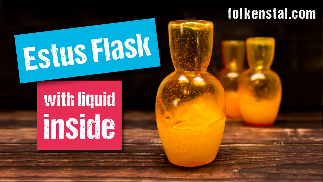 homemade Estus Flask with sealed liquid - YouTube