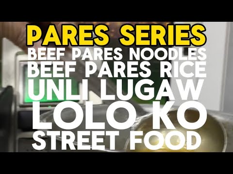 Lolo ko street food | lolo's kitchen | PARES - YouTube