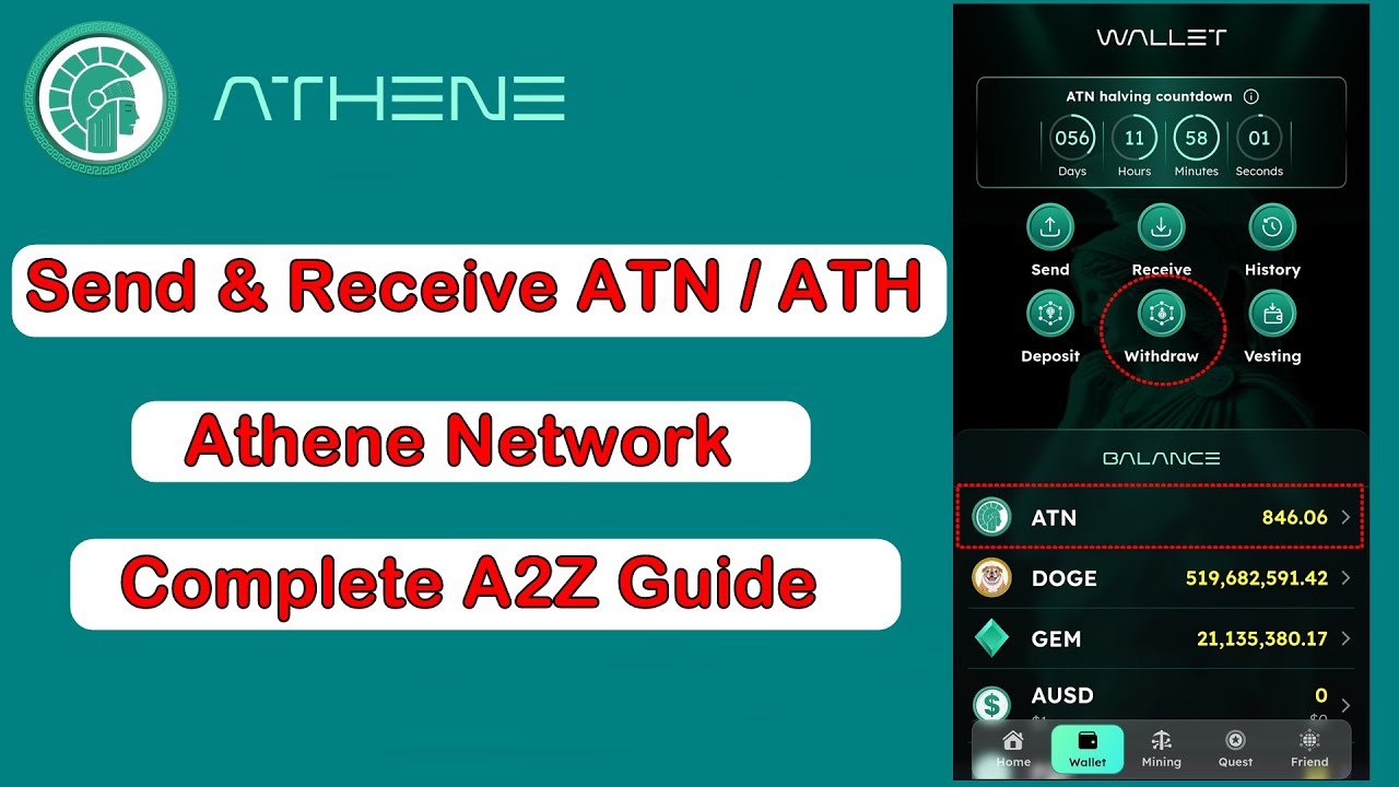 athene network withdrawal today | how to internal transfer in athene ...
