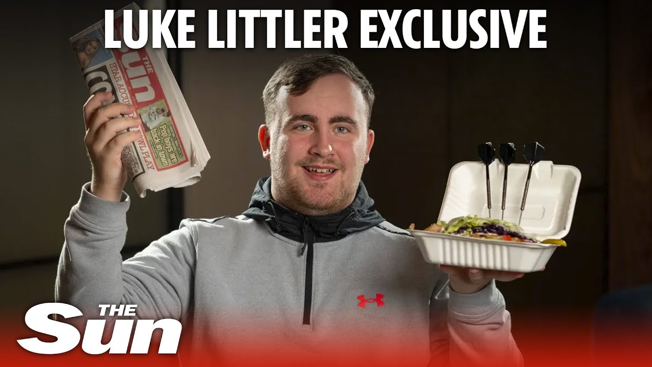The Sun sits down for a kebab with teen darts sensation Luke Littler ...