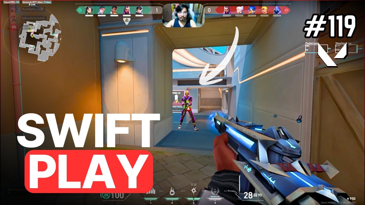 Day 119 – Easy Valorant Swiftplay Match Win 💪🔥 | Less Goooo! - YouTube