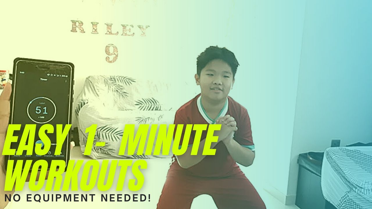 Easy Everyday 1 Minute Exercises! - YouTube