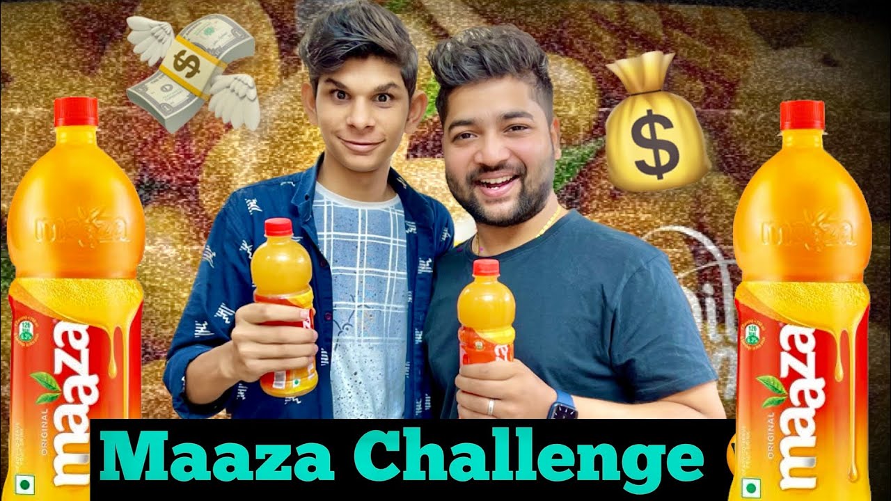 MAAZA DRINKING CHALLENGE 😱 - YouTube