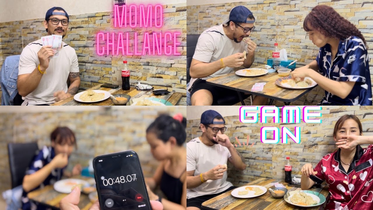 MOMO CHALLENGE || WINNER GETS 300 DIHRAMS 💵 || MUKBANG 🍲 - YouTube