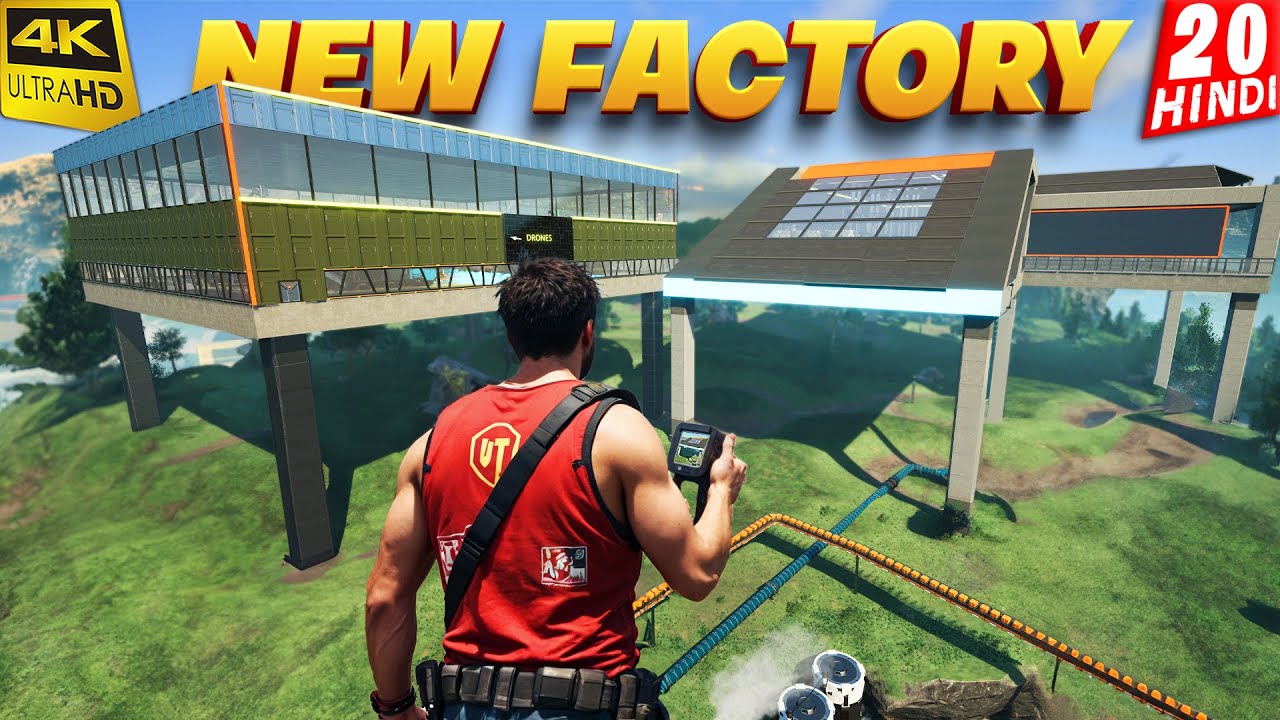 100 HOURS FACTORY BUILD | SATISFACTORY Open World | 4K Hindi Gameplay ...