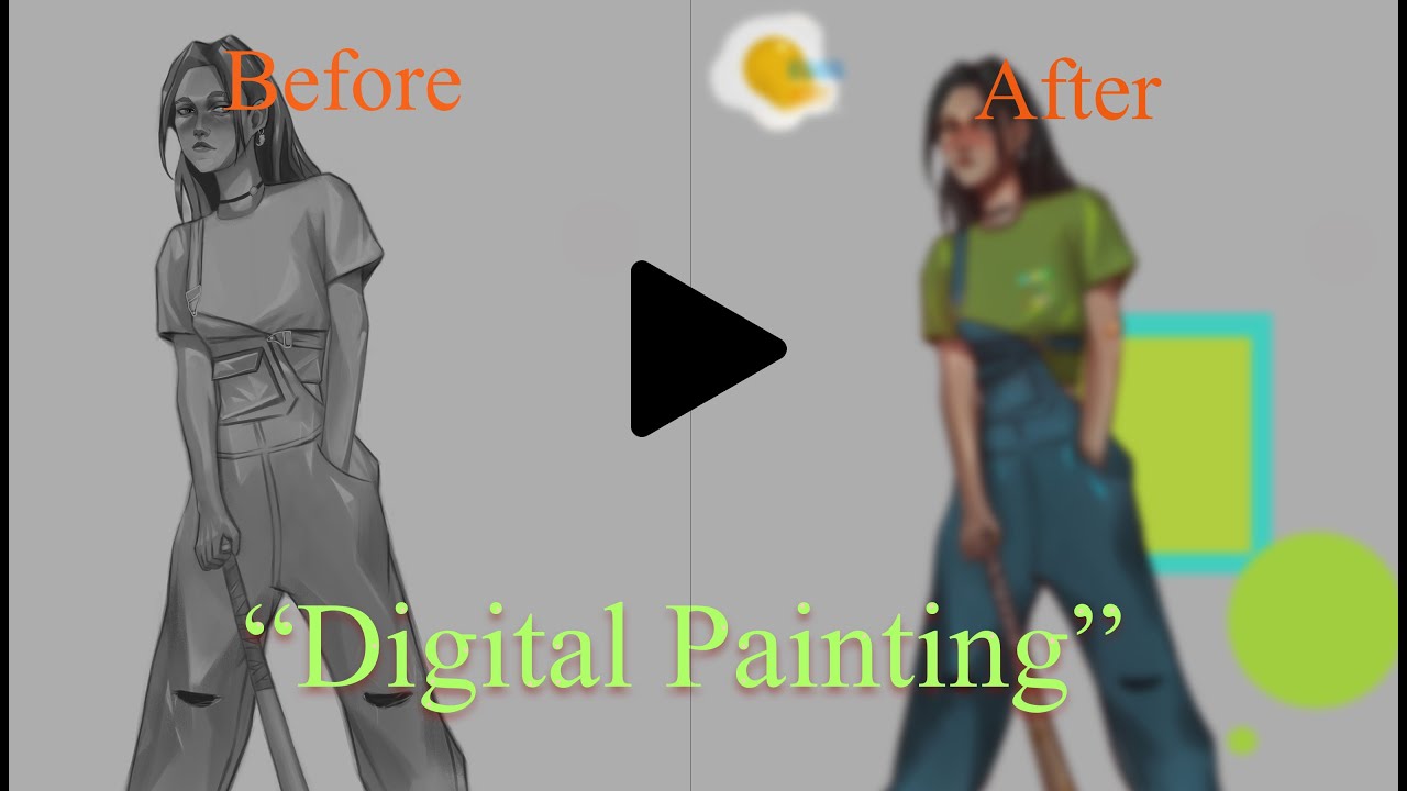Stylization exercise part 2 : "Digital painting process" - YouTube