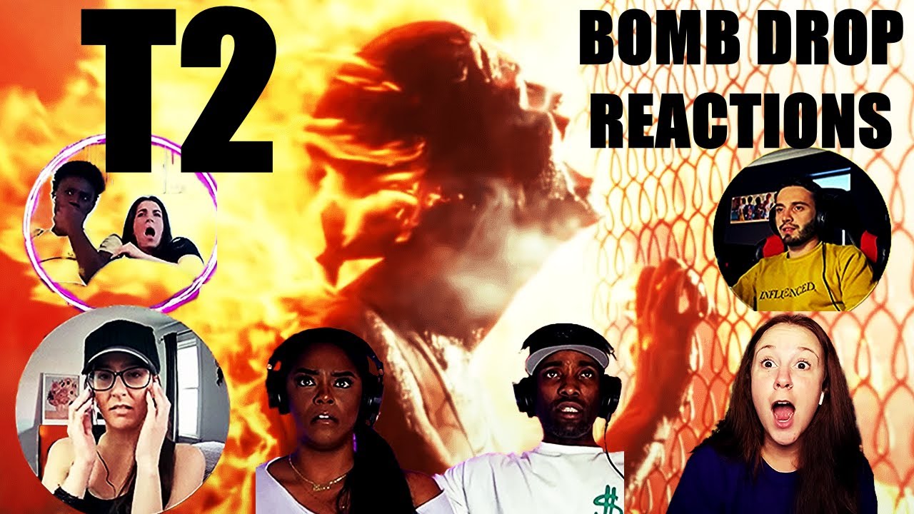 TERMINATOR 2 Judgement Day - Bomb Drop Reactions - YouTube