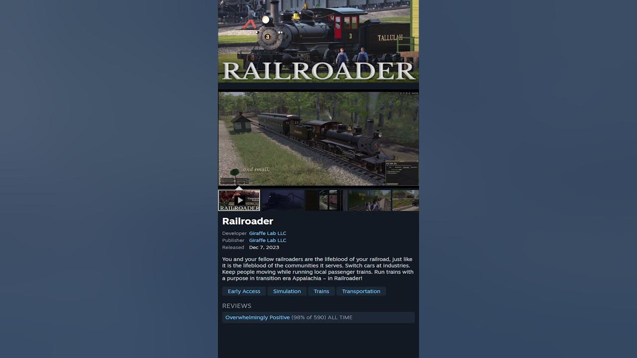 Railroader New or Trending Game - YouTube