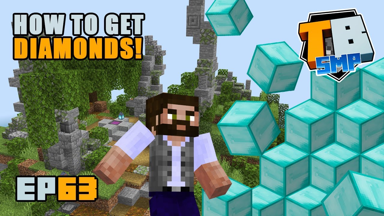How to get diamonds! | Truly Bedrock Season 2 [63] Minecraft Bedrock ...