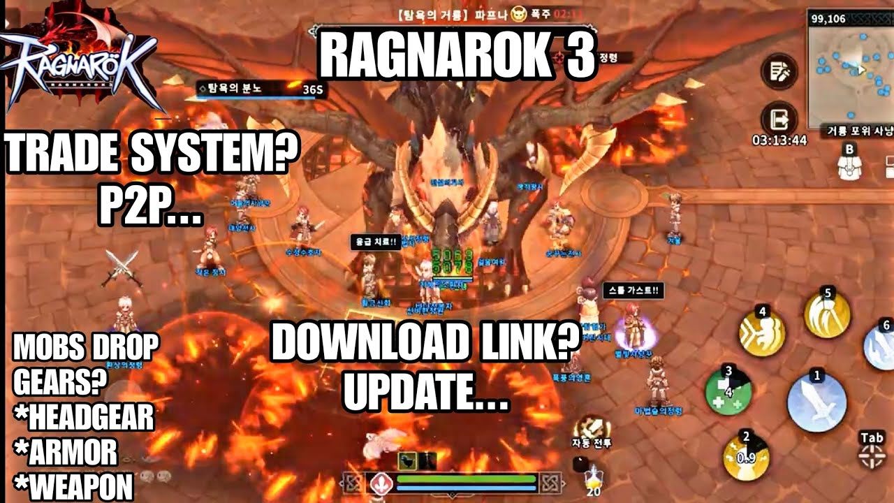 RAGNAROK 3 - DOWNLOAD LINK? UPDATES? CLASSIC? TRADE SYSTEM P2P? MOBS ...
