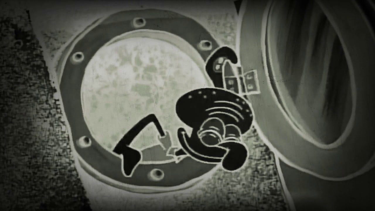 Spongebob squarepants squidward the unfriendly ghost colorful - YouTube