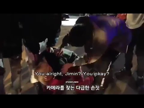 BTS JIMIN Injured While Filming MIC Drop - YouTube