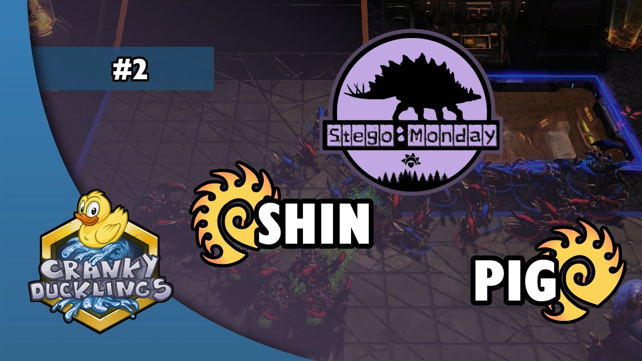 SHIN vs PiG - ZvZ | StegoMonday #2 | Weekly StarCraft 2 Tournament ...