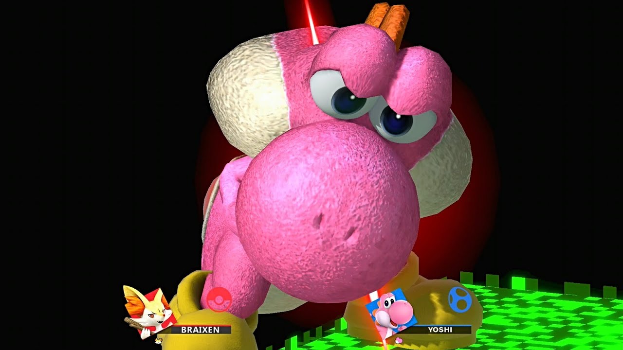Craft Pink Yoshi Pummel on Braixen - YouTube