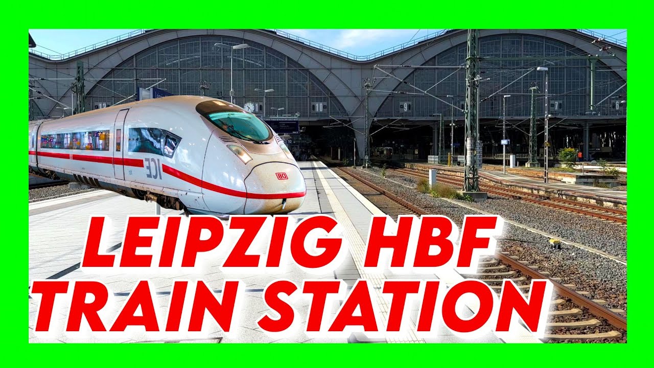 Leipzig Railway Station 🚇 Leipzig Hauptbahnhof 🚈【4K】 - YouTube
