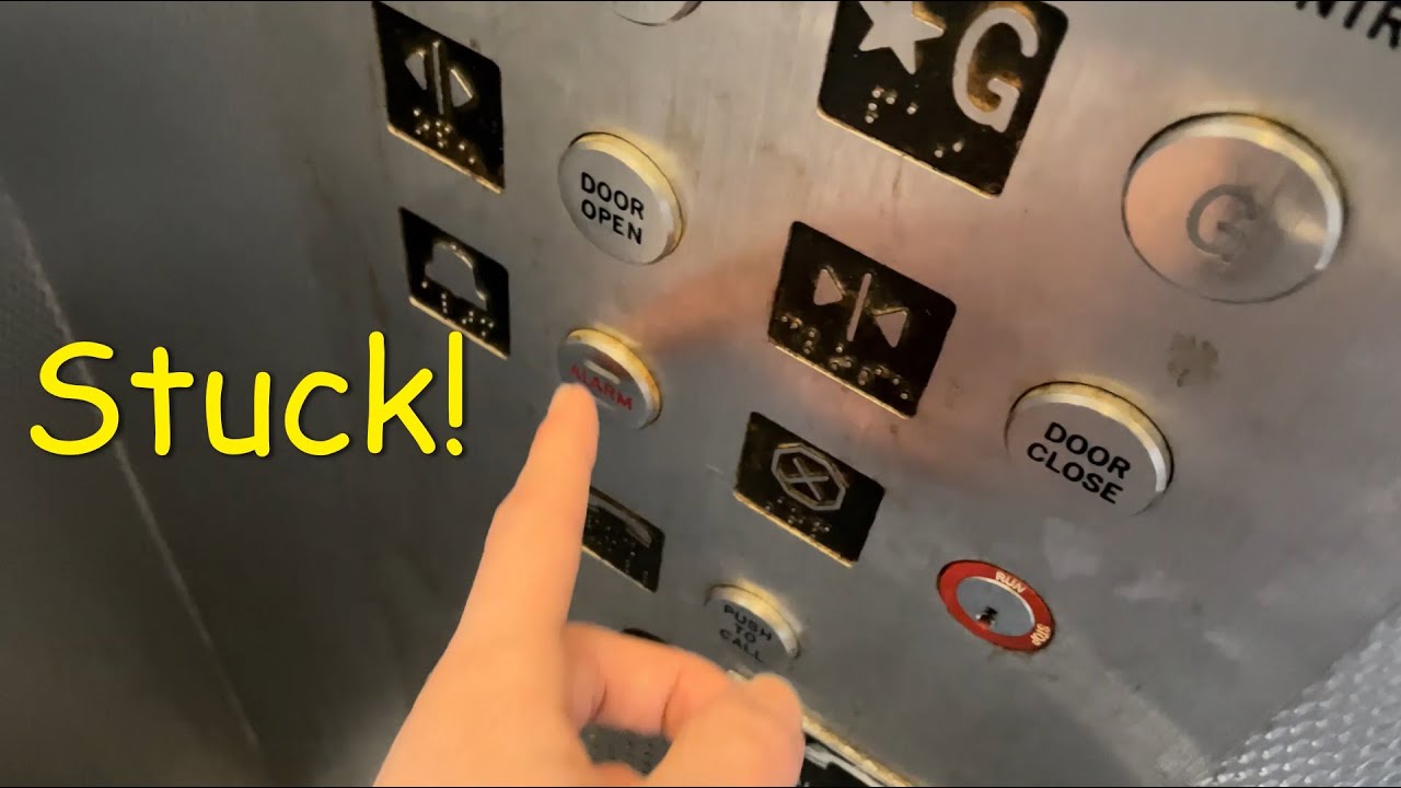 Getting STUCK in the elevator! Caught on Camera! - YouTube
